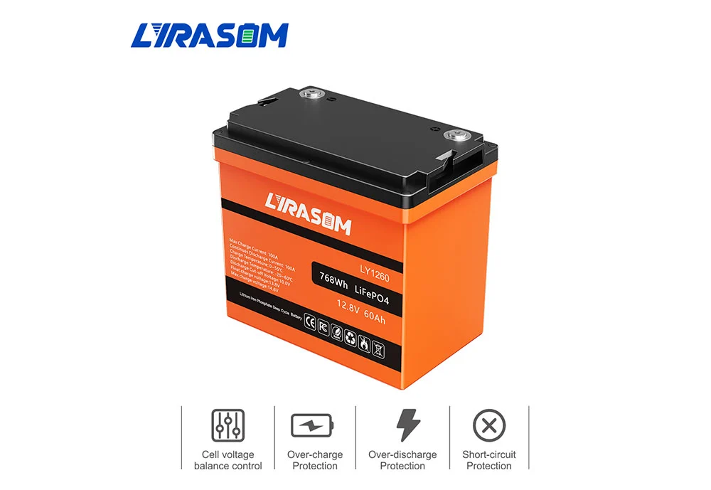 12V 60Ah LiFePO4 Battery, 12V 60Ah LiFePO4 Battery For Sale | Lyrasom