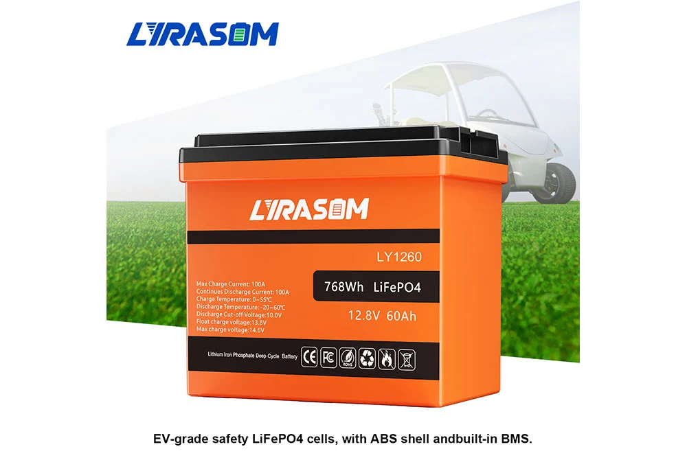 12V 60Ah LiFePO4 Battery, 12V 60Ah LiFePO4 Battery For Sale | Lyrasom